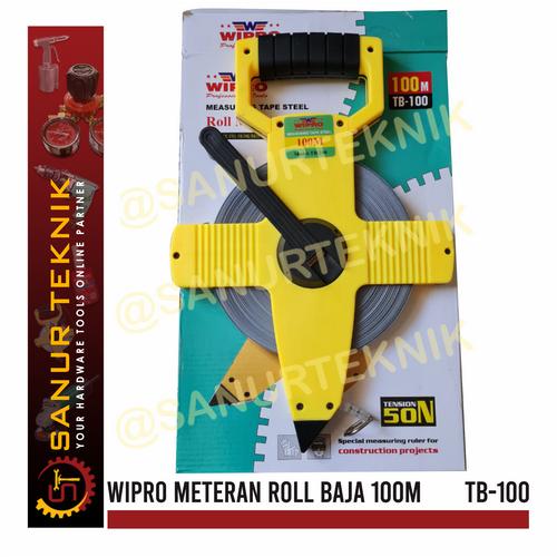 Jual WIPRO TB-100 TB100 TB 100 Steel Roll Meter / Meteran Roll Baja ...