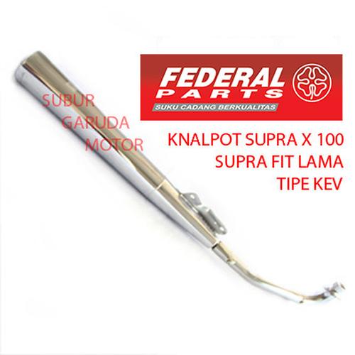 Jual KNALPOT SUPRA X 100 TIPE KEV MERK FEDERAL KUALITAS ORISINIL ASTRA ...