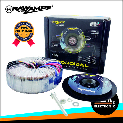 Jual TRAVO DONAT TRAFO TOROID 10A 45V CT TOROIDAL RAWAMPS ORIGINAL ...