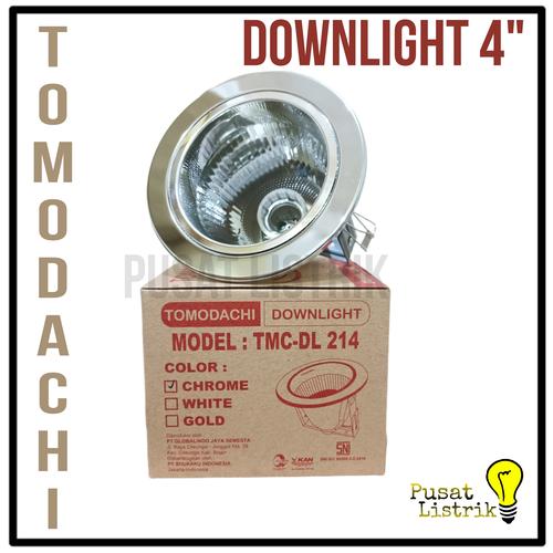 Jual Downlight 4" Inch Chrome Tomodachi Rumah Lampu 4in TMC-DL 214 ...