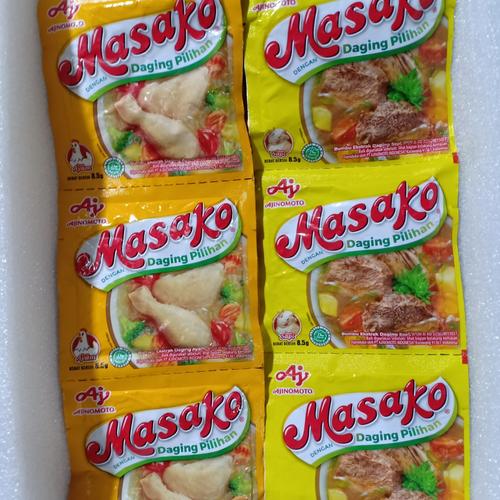 Jual Masako® dengan Daging Pilihan Rasa Ayam / Sapi 12x8.5g (sachet ...