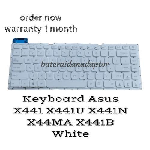 Jual Keyboard Asus X441 X441U X441B X441MA X441N White - Jakarta Pusat ...