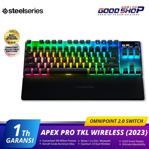 Jual Steelseries Apex Pro TKL Wireless 2023 - OmniPoint 2.0 Gaming ...