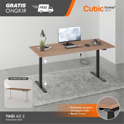 Promo Cubic Meja Kerja Elektrik / Adjustable Desk / YAGI AD 2 - Bevel ...
