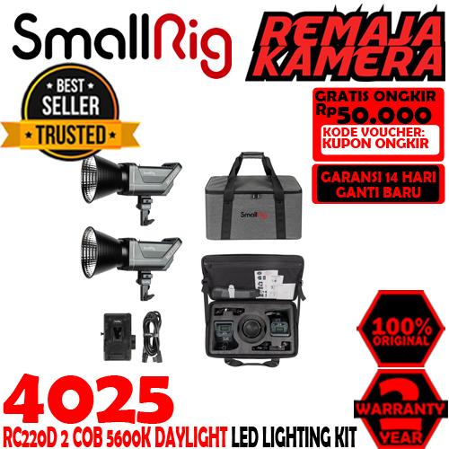 Promo SMALLRIG RC220D 2 COB 5600K DAYLIGHT LED LIGHT KIT 4025 -GARANSI ...