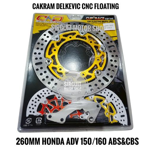 Jual CAKRAM PIRINGAN DISC DEPAN DELKEVIC 260MM ADV 150/ ADV 160 ABS ...