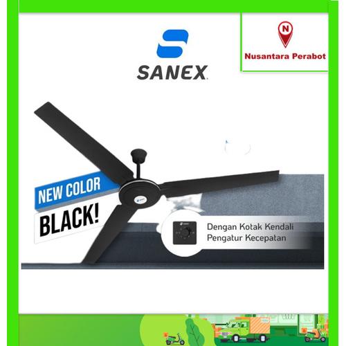 Jual SANEX Kipas Angin Gantung / Plafon 56 Inci (Ceiling Fan) - Hitam ...