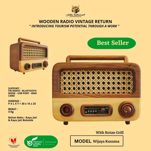 Jual Radio Kayu Vintage Return Model Wijaya Kusuma - Kab. Cianjur ...