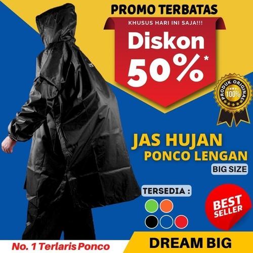 Jual Jas Hujan Ponco Lengan Mantel Jack Wolfskin BUKAN arei eiger ...