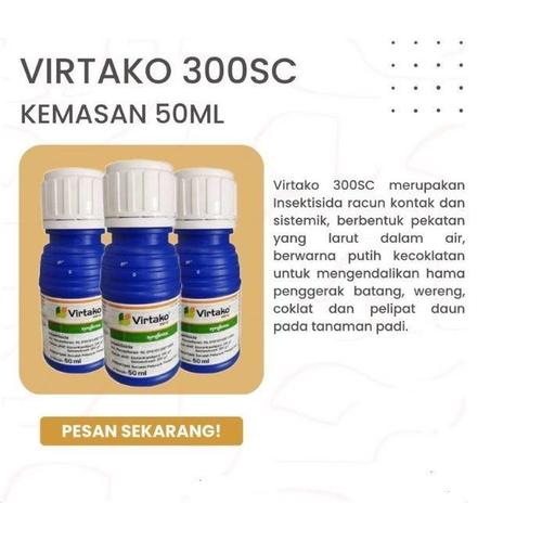 Jual Insektisida Virtako 300SC Wereng Ulat Tanaman Padi Sawah Sayuran ...