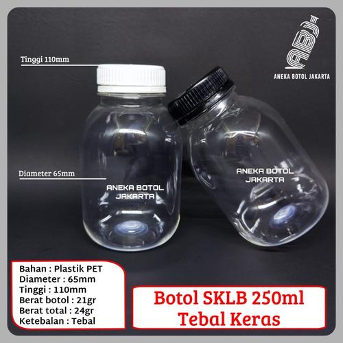 Jual Botol gendut 250 ml tebal / Botol SKLB 250 ml tebal - Jakarta ...
