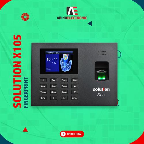 Jual Fingerprint Solution X105 Mesin Absen Absensi Sidik Jari Kantor ...