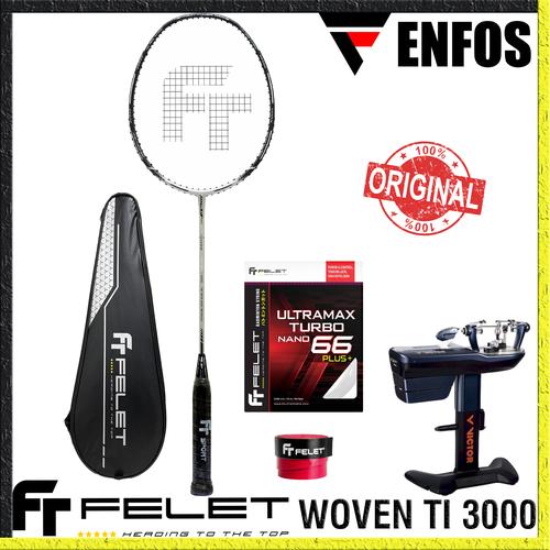 Jual RAKET FELET WOVEN TI 3000 BADMINTON RESMI ORIGINAL - 4U - Jakarta ...