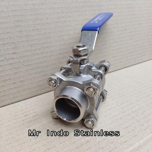 Jual Ball Valve 3pc Buttweld 4" Inch Stainless Ss 316 - Jakarta Barat ...