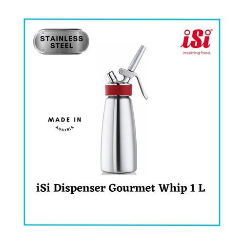 Jual iSi Gourmet Whip Stainless Steel Whipped Cream Dispenser 1 Liter ...
