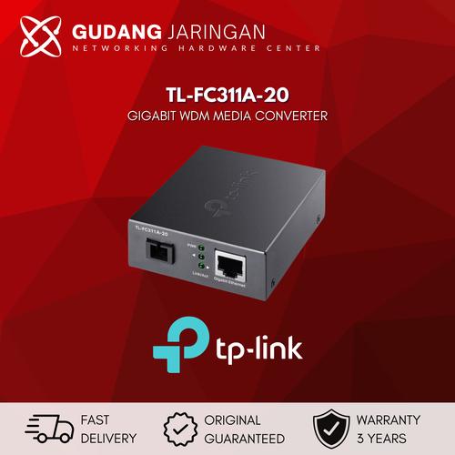 Jual TP-LINK TL-FC311A-20 GIGABIT WDM MEDIA CONVERTER TPLINK - Jakarta ...