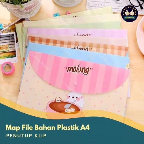 Jual MAP A4 FILE TEMPAT PENYIMPANAN DOKUMEN BAHAN PLASTIK KLIP PENUTUP ...