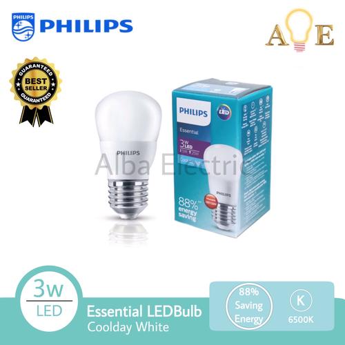 Jual PHILIPS Lampu LED Essential 3 Watt Putih Lampu Kecil 3Watt Philips ...