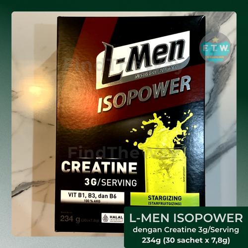 Jual L-Men Isopower with Creatine 3g/serving LMEN Kreatin Monohidrat ...