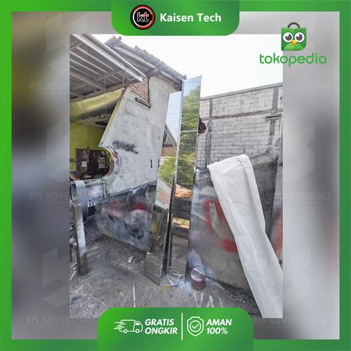 Jual Frame Neonbox Kotak bahan stainless panjang 2meter - Lebar 20cm ...