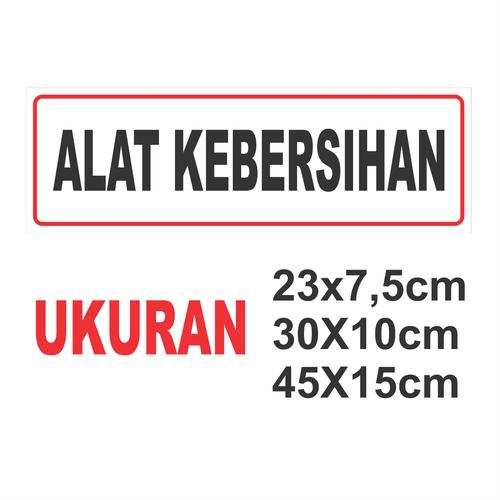 Jual Stiker Alat Kebersihan - Jakarta Pusat - MEDIACETAK | Tokopedia