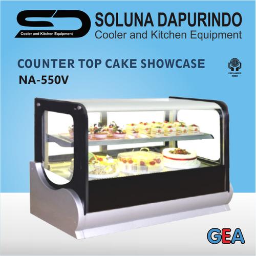Jual GEA Counter Top Cake Showcase NA-550V / NA550V / NA 550V - Kota Surabaya - Soluna Dapurindo ...