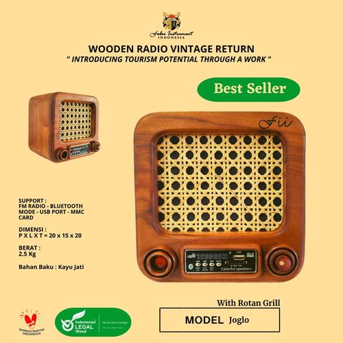 Jual Radio Kayu Vintage Return Model Joglo - Kab. Cianjur - Faber ...