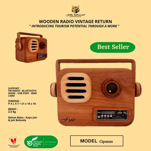 Jual Radio Kayu Vintage Return Model Cipanas - Kab. Cianjur - Faber ...