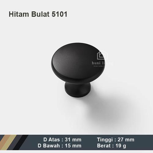 Jual Handle lemari Handle Hitam Tarikan Laci Minimalis Modern Bulat Gagang Pintu Lemari ...