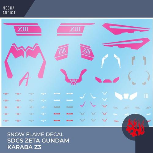Jual Water Slide Decal SDCS ZETA GUNDAM KARABA Z3 by Flame Snow - Kab ...