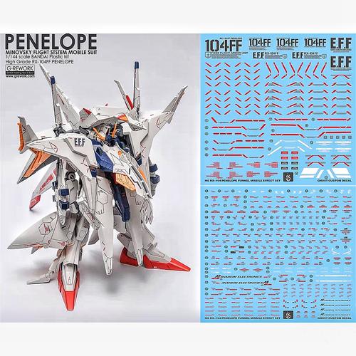 Jual HG PENELOPE GUNDAM WATER DECAL GHOST CUSTOM DECAL - Jakarta Pusat ...