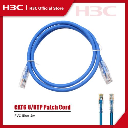 Jual H3C GC-PC06UU03BL02 CAT6 U/UTP Patch Cord - PVC-2m-Blue - Jakarta ...