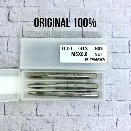 Jual Hand tap Yamawa M5 x 0.8 original baru..1 set isi 3 pcs - Kab. Bekasi - Warokateknik ...