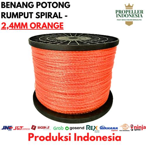 Jual TALI SENAR POTONG RUMPUT SPIRAL 2.4mm Benang Potong Rumput ...