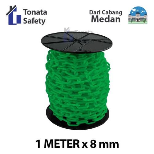 Jual Rantai Plastik / Cone Chain 8mm PER METER / Hijau - Kota Medan ...