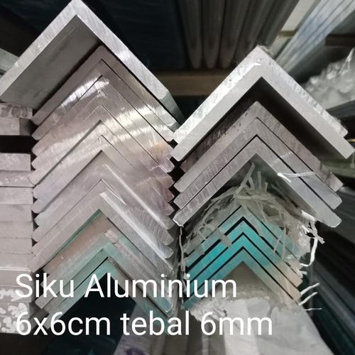 Jual siku aluminium 60 x 60 x 6 x 250 / siku alumunium - Jakarta Barat ...