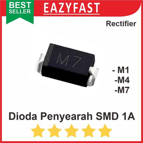 Jual Dioda SMD 1A M1 M4 M7 1N4001 1N4004 1N4007 1 A Ampere Diode ...