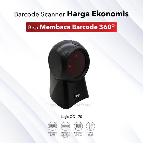Jual Barcode Scanner LOGIC OD-70 1D - OD 70 - Barcode Doraemon 1D ...