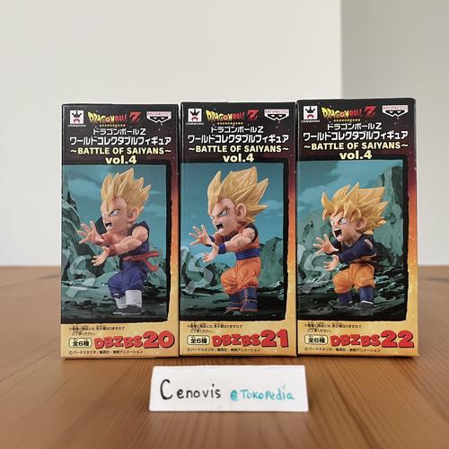 Jual WCF Goku Gohan Goten battle of saiyans vol 4 - dragonball figure ...
