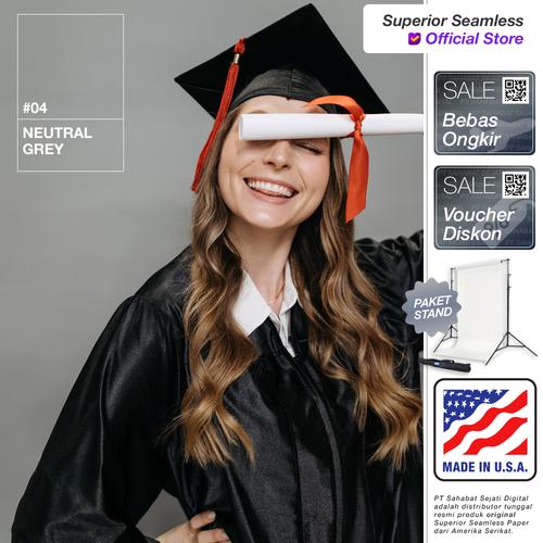 Promo Background Paper Kertas Polos Seamless Studio 1.3x11M 04 Neutral ...