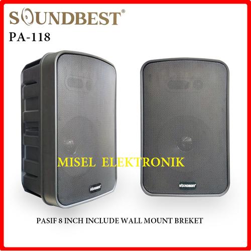 Jual Speaker Wall Dinding 8 Inch 2 Way Soundbest PA-118 / PA 118 ...