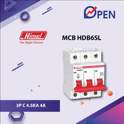 Jual MCB HDB6sL 3P C 4.5KA 4A HIMEL - Jakarta Pusat - PUMA ELEKTRIK NIAGA | Tokopedia