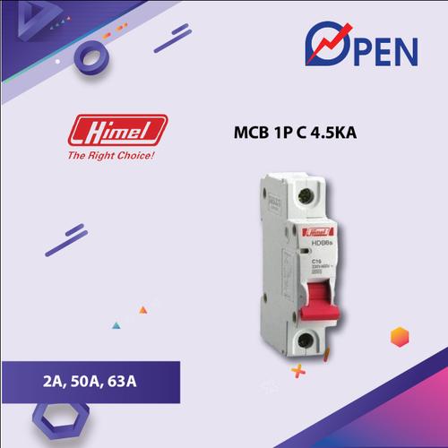 Jual MCB 1P C 4.5ka 2A, 50A, 63A HIMEL - 50A - Jakarta Pusat - PUMA ELEKTRIK NIAGA | Tokopedia