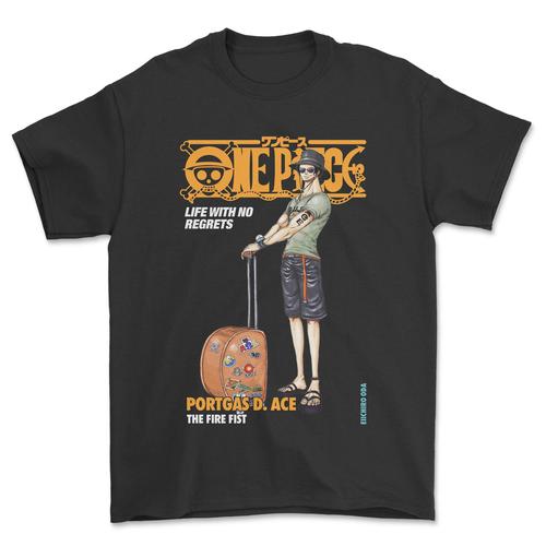 Jual KAOS ONE PIECE - ACE - Putih, S - Kota Bandung - kawaiikatun ...
