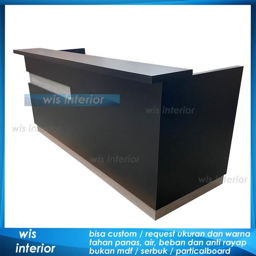 Jual CUSTOM MEJA CS OPERATOR FULL HITAM - CUSTOM UKURAN - Kab. Bekasi ...