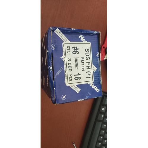 Jual sekrup sds fh 6 x 16mm / Sekrup Driling Besi / Sekrup GRC Hafas ...