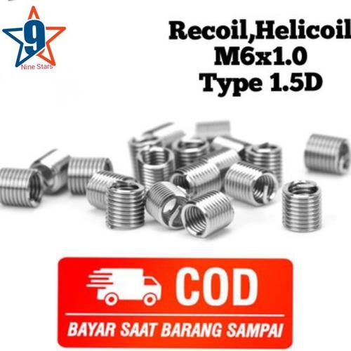 Jual Recoil. helicoil. verbos baut kunci10 M6x1.0 type 1.5D - Jakarta Timur - Nine stars teknik ...