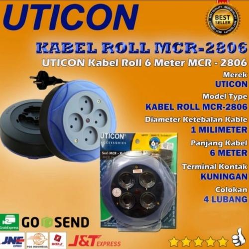 Jual kabel roll 6m UTICON MCR-2806 kabel gulung terminal kabel 6m ...