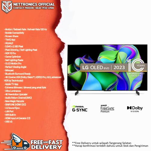 Jual LG OLED 42C3 (2023) - OLED TV 42" 4K HDR DOLBY 120HZ OLED42C3PSA ...