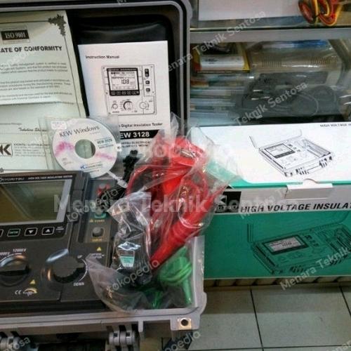 Jual Kyoritsu 3128 Digital High Insulation Tester Megger 12 KV ...